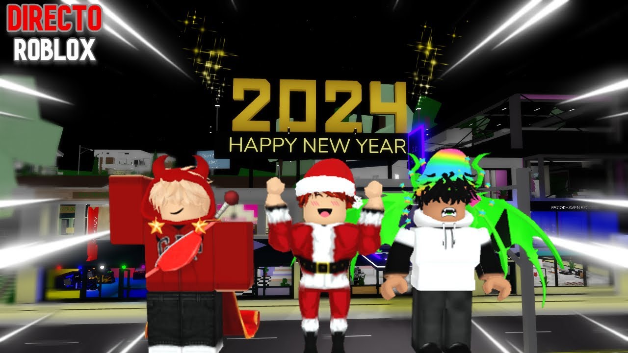 PRIMER DIRECTO DE 2024 EN ROBLOX🎊 - YouTube