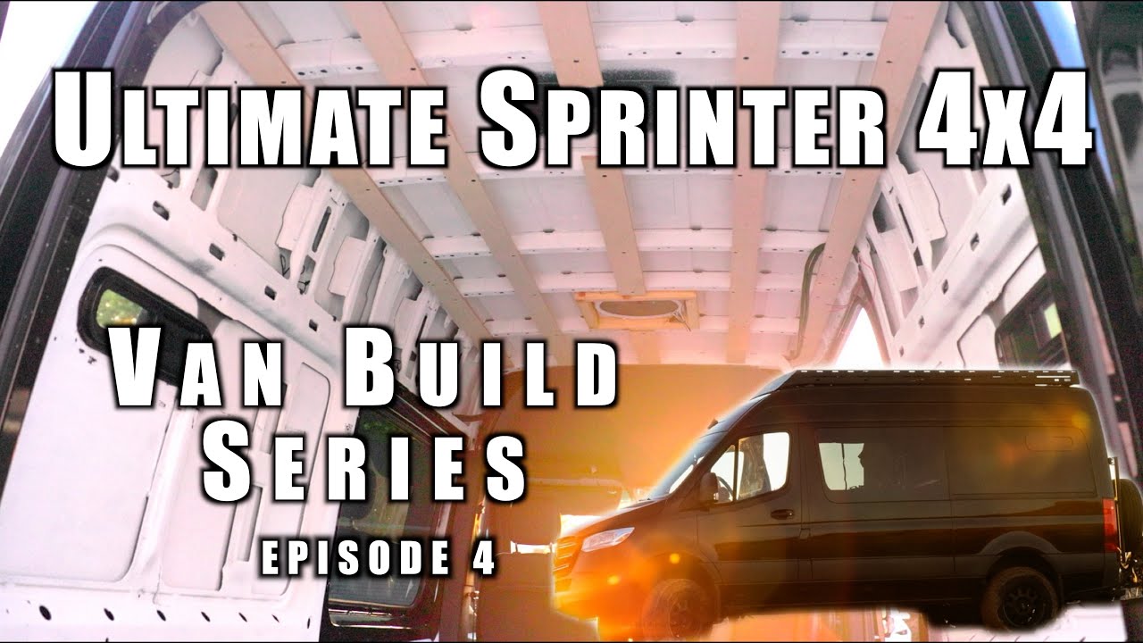 Van Build Ep 4 - How To Install Custom Wall Panel Upholstery, Ceiling ...
