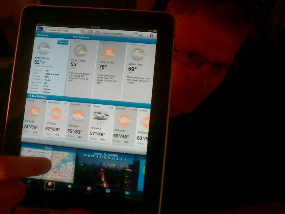 The Weather Channel Max HD on the iPad - YouTube