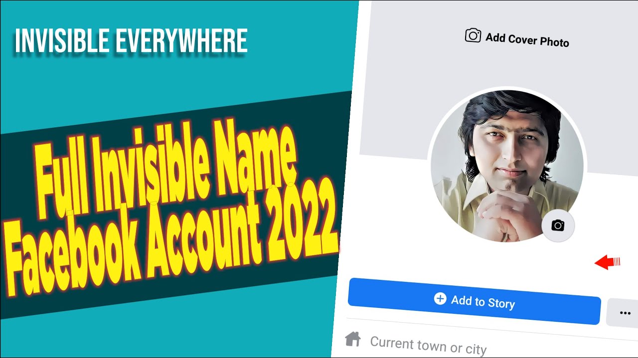 how-to-make-full-invisible-name-facebook-account-2022-youtube