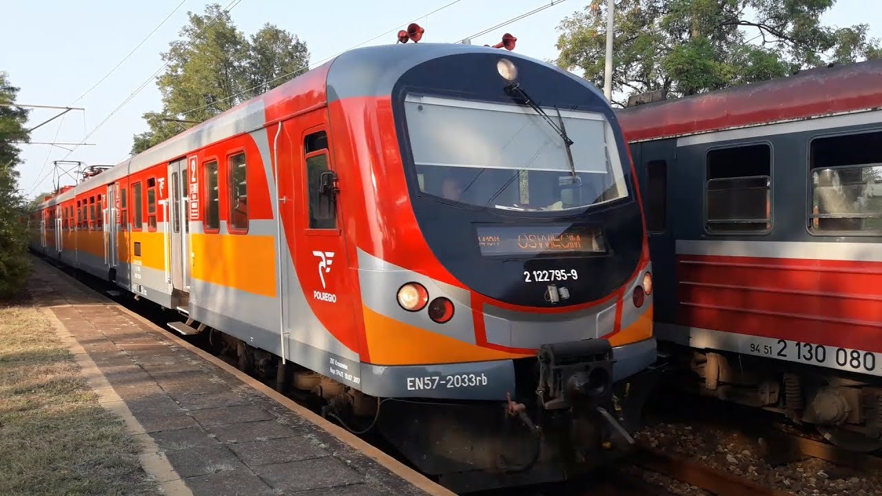Gorzów Chrzanowski - Pociągi POLREGIO | EN71-002, EN57-2024, 2033, 2039 - YouTube