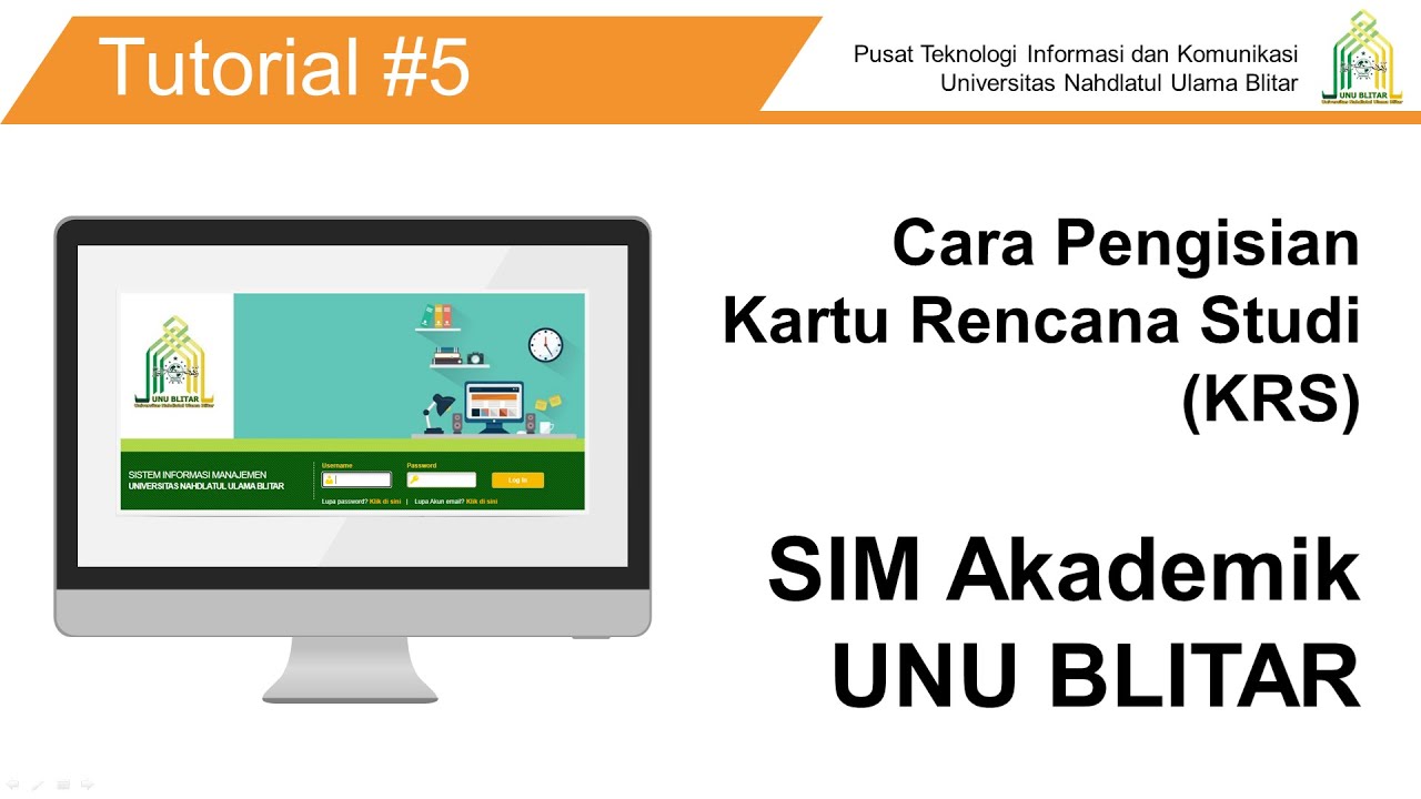 Tutorial #5: Cara Pengisian Kartu Rencana Studi (KRS) di SIM Akademik ...