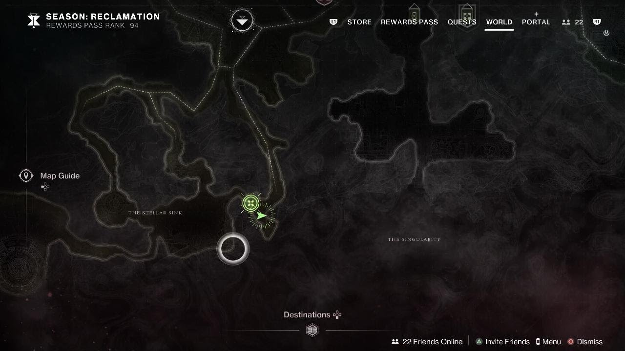 Destiny 2 - Stellar Sink Weapon Piece & MatterMorph location - Gaviton ...