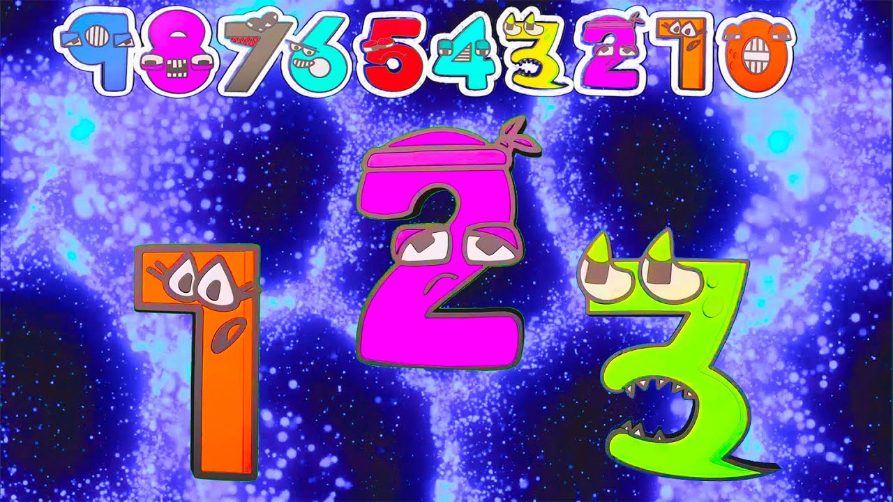Numbers Lore 9-0 But in 3D - YouTube