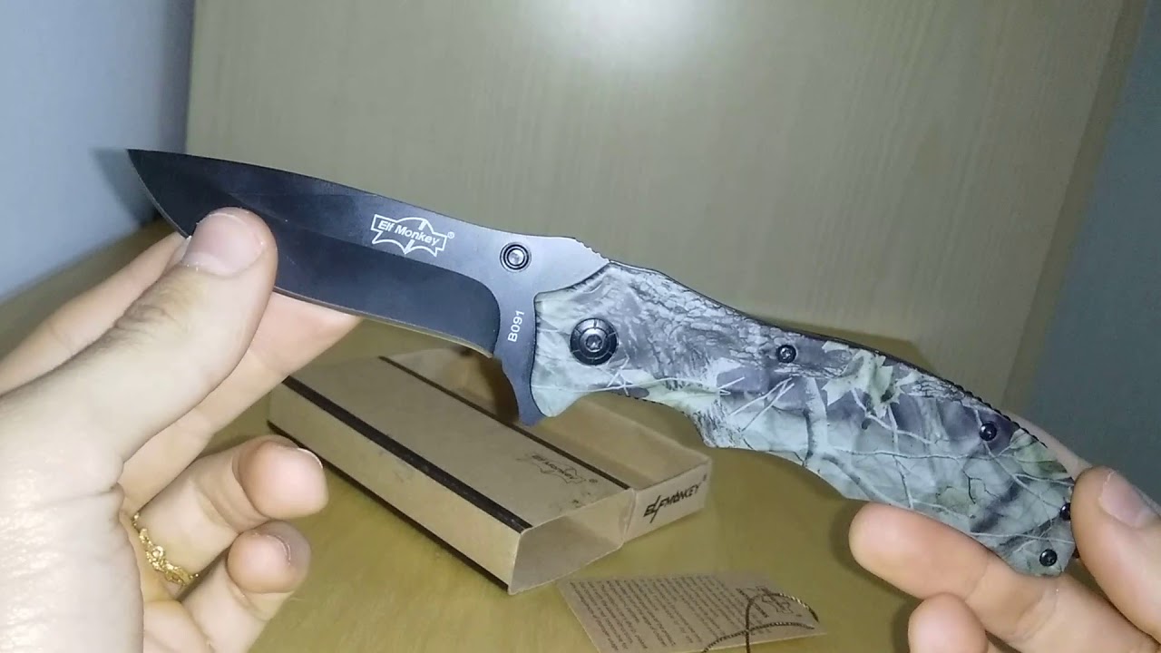 Unboxing coltello Elf monkey b091 con 2 lame - YouTube