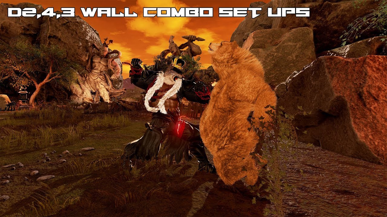 Armor King d2,4,3 wall combo set ups - YouTube