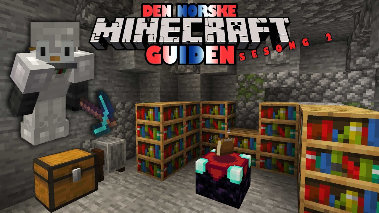 Hvordan bruke trolldomsbordet? | S02E09 | Den Norske Minecraft Guiden ...