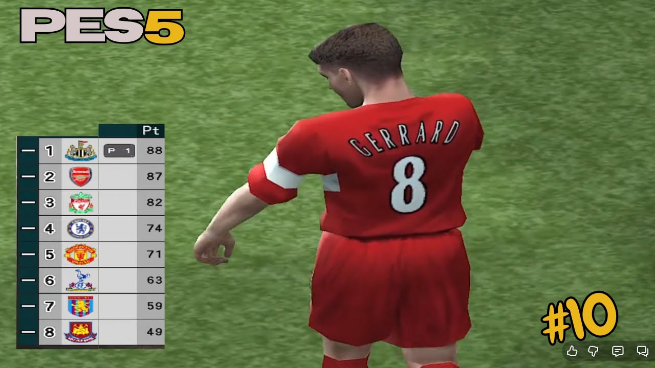 PES 5 PC 📍 Pr3mi3r League 🔥Liga English 🔥Season 04/03 ( PRO EVOLUTION ...