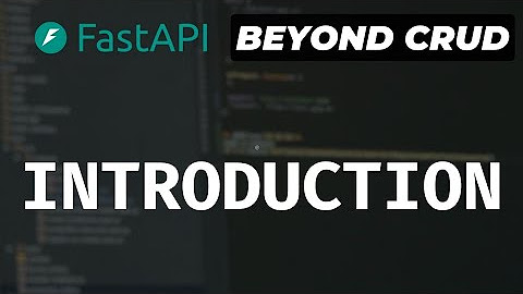 FastAPI Beyond CRUD FastAPI Course (Book Review REST API Project) - YouTube