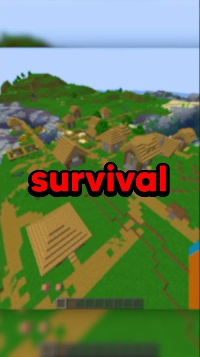 BEST SURVIVAL JAVA SEED! #shorts - YouTube