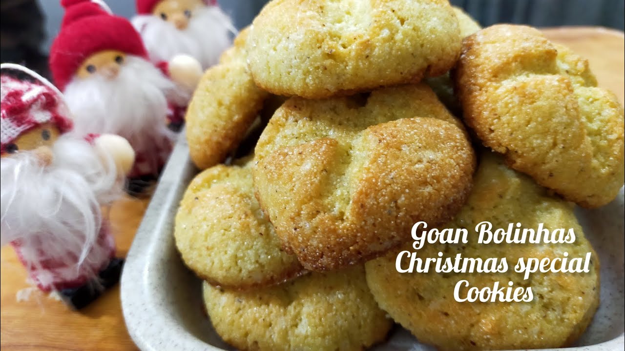 Goan Bolinhas Recipe || Christmas Coconut Cookies || #goan #bolinhas # ...