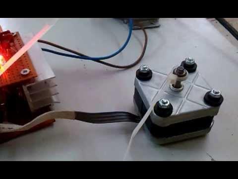 Bipolar Stepper Motor Controller using PIC16f628a TIP41,42 H-Bridge - YouTube