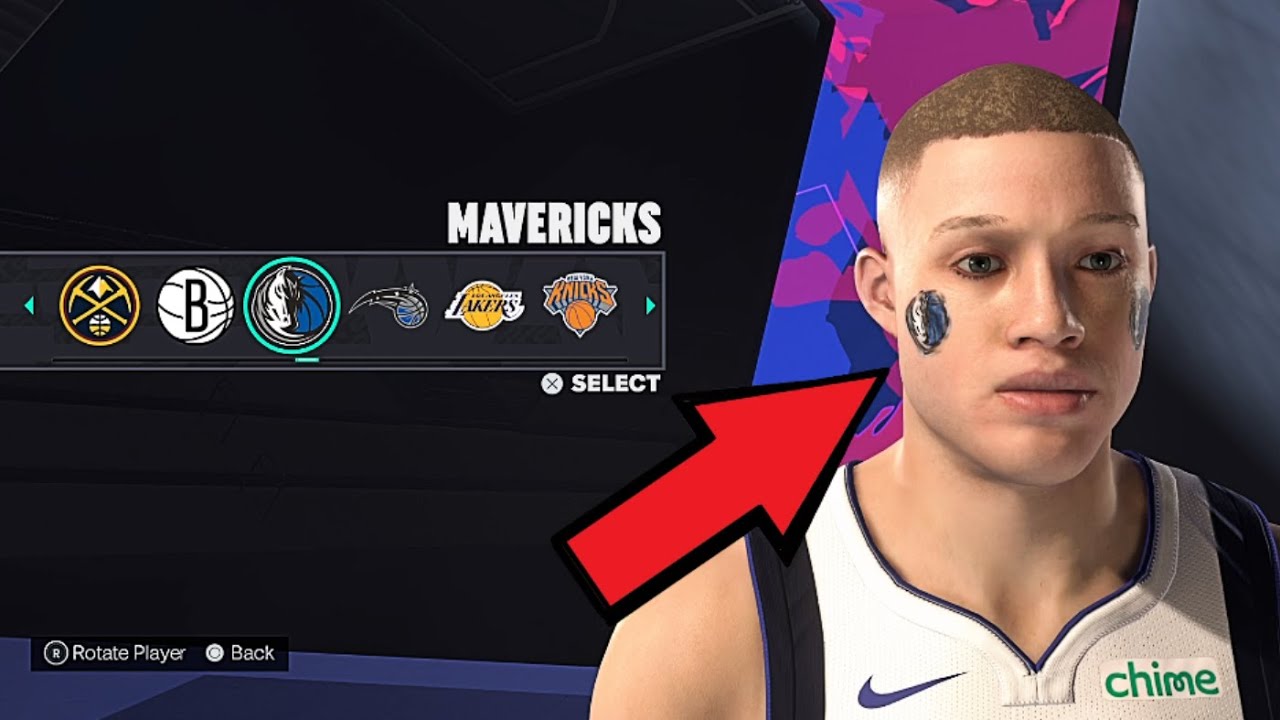 How to make face tattoos in nba 2k25 - YouTube