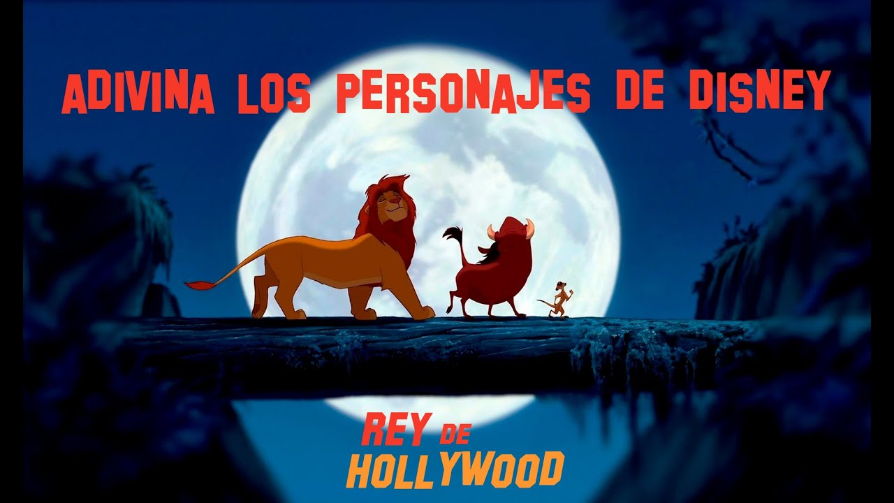 Adivina los personajes de Disney escuchando sus voces - YouTube