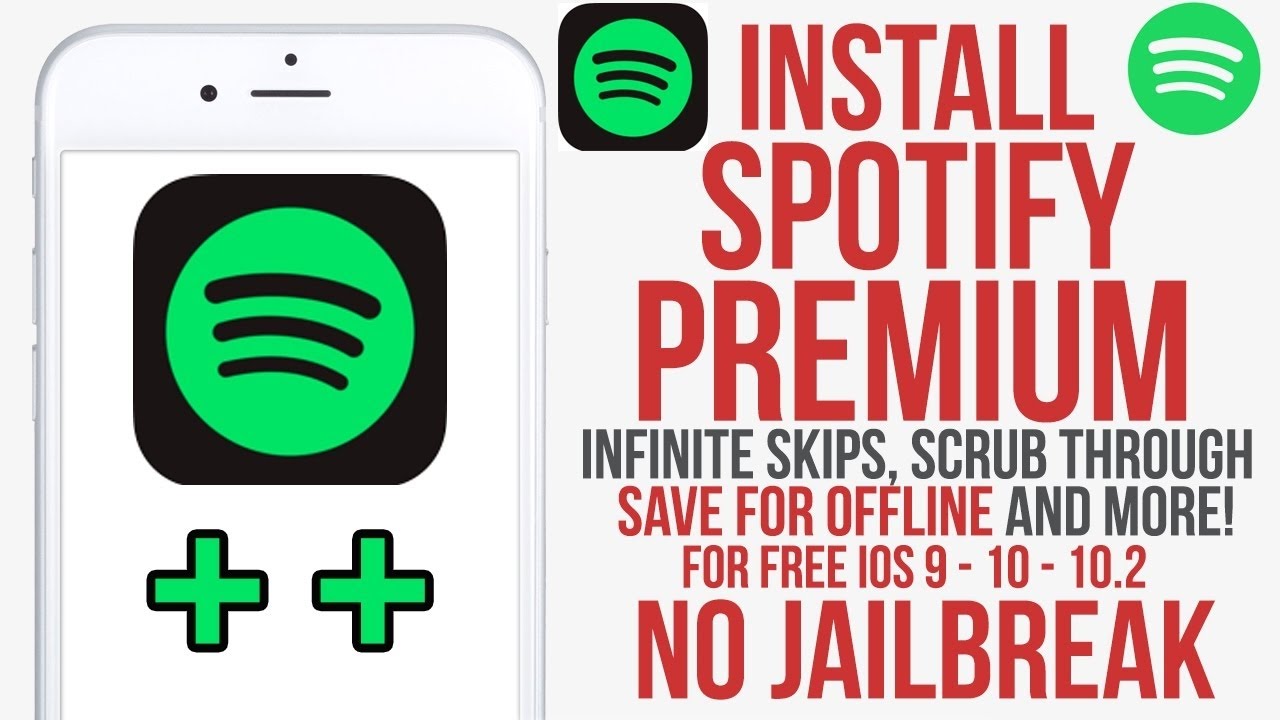 How to install Spotify ++ Free iOS 9.3 - 10.3 - YouTube