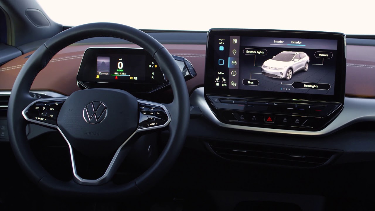 2021 Volkswagen NEW ID4 All electric SUV Interior Exterior Walkaround ...