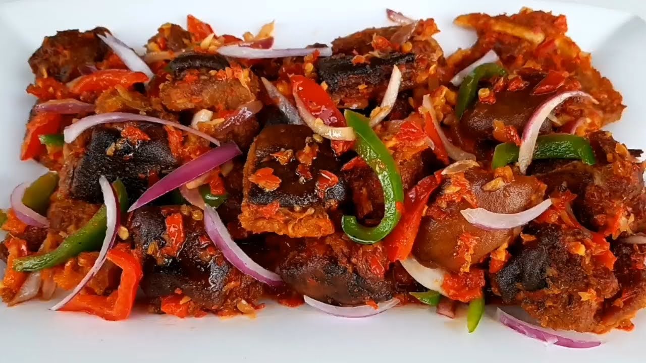 How To Make Asun - Spicy Goat Meat - YouTube