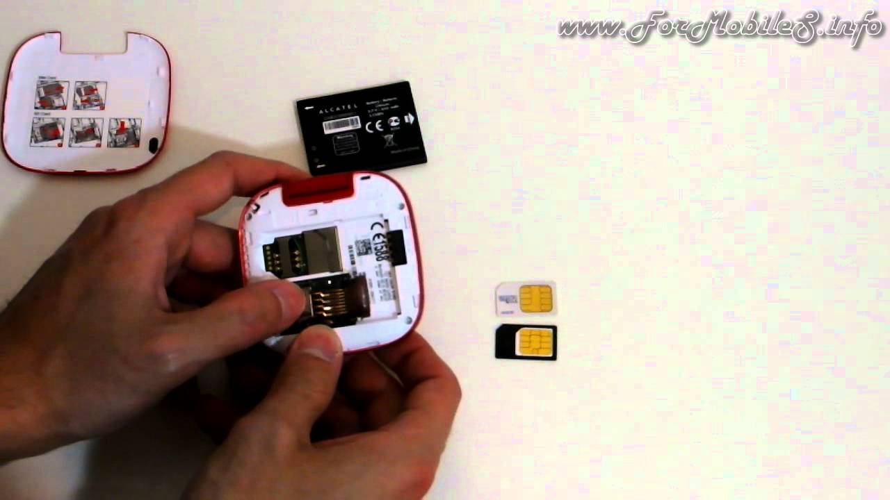 Inserimento delle SIM su Alcatel one touch Duet Dream (810D) - YouTube