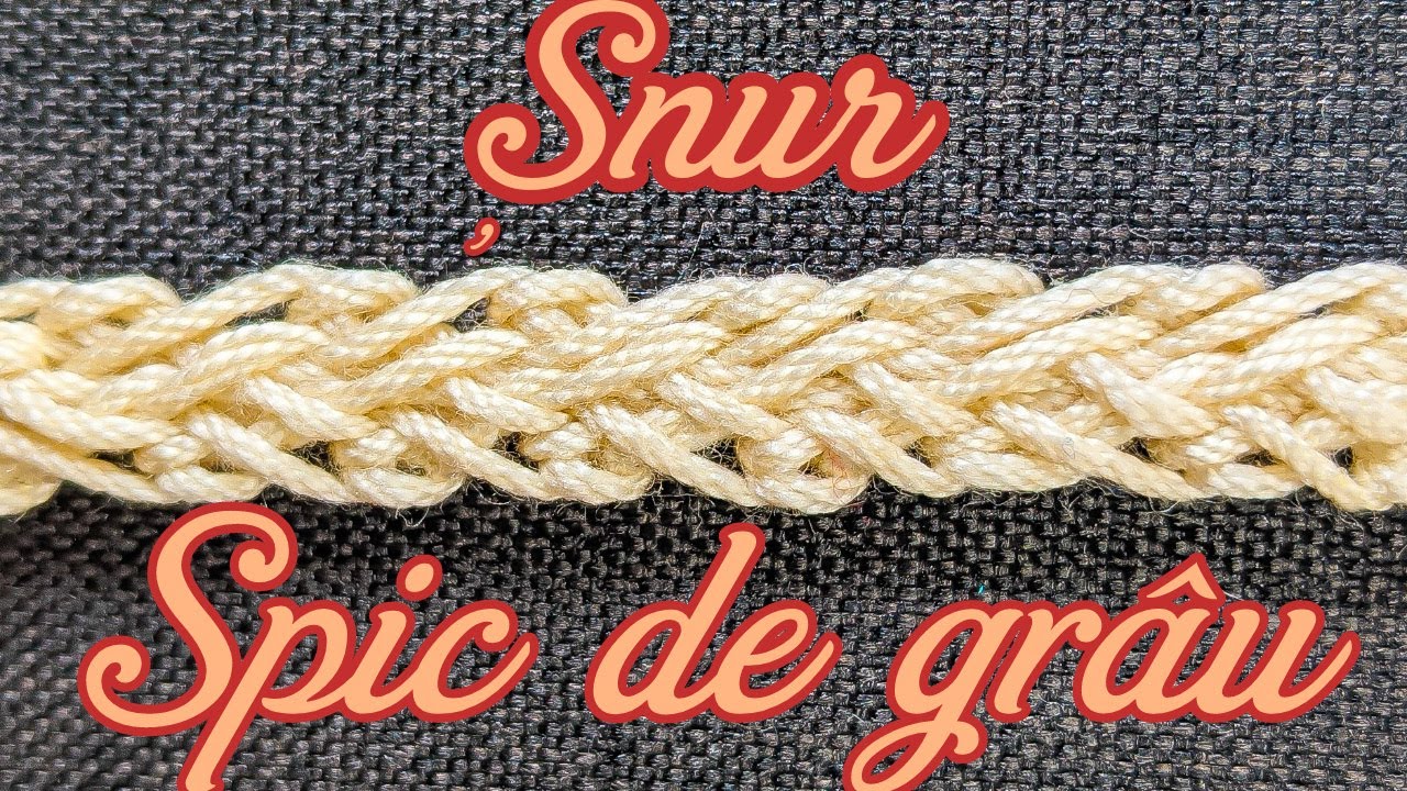 SNUR SPIC DE GRAU 🌾129/ CORDONCINO ALL'UNCINETTO/ CROCHET POINT LACE ...