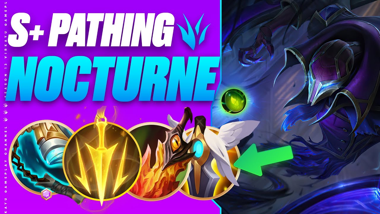 How To Play NOCTURNE JUNGLE With Insane Pathing! 👌 (Defeat evil ...