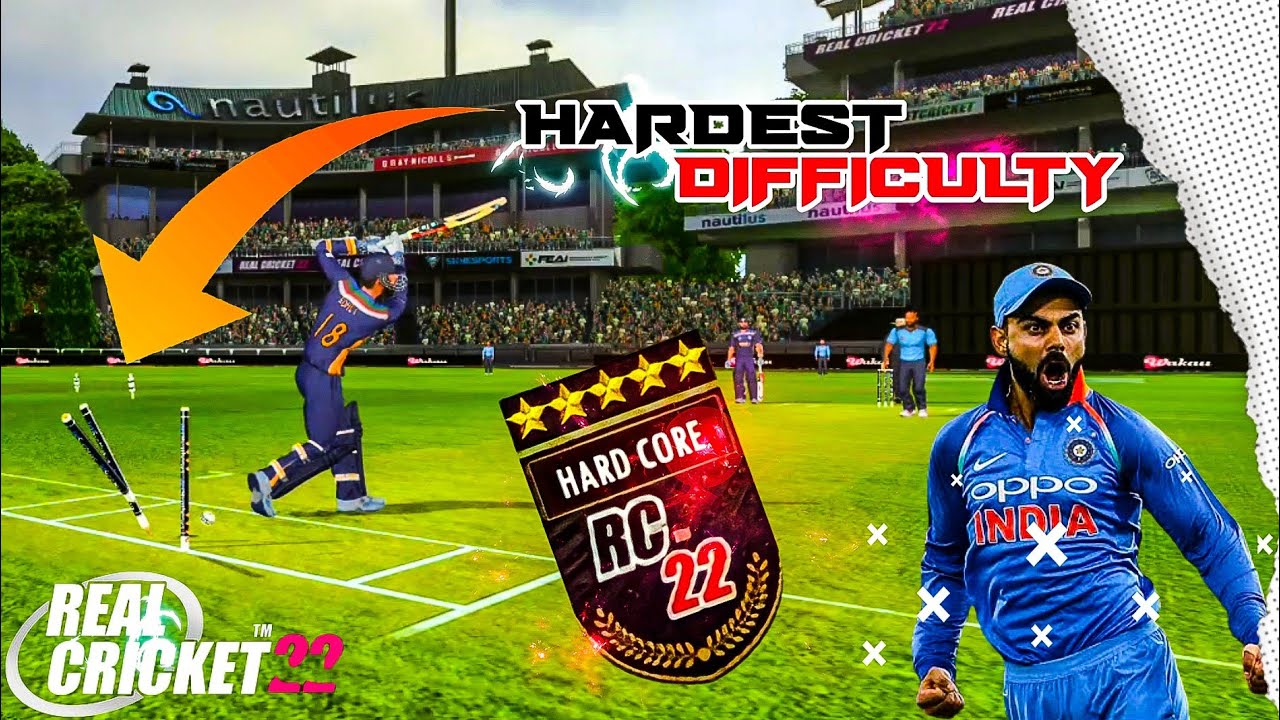 Real Cricket 22 Gameplay Hardcore Difficulty, Real Cricket 22 Ultra ...