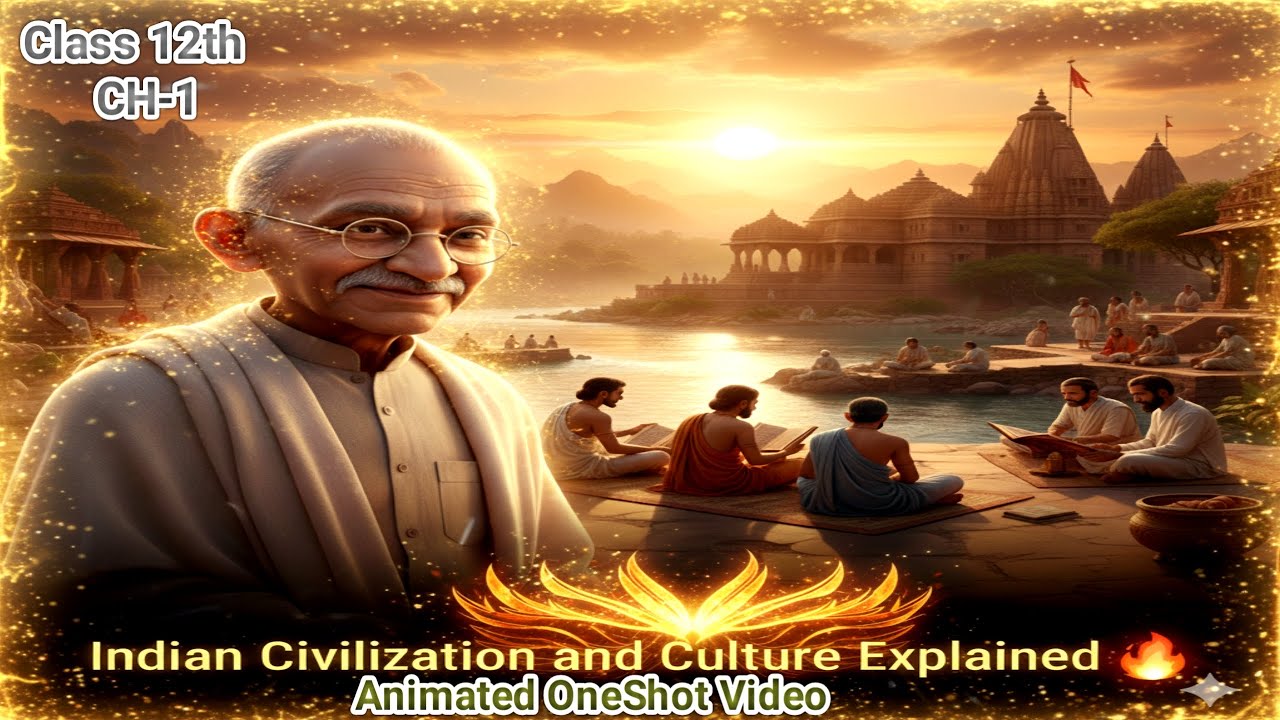 Animation 2026 | indian civilization and culture by Mahatma Gandhi ...