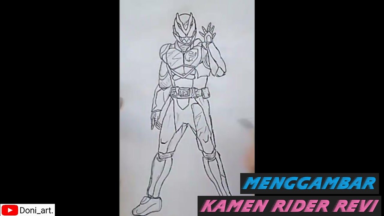 Simple Draw_Kamen Rider Revi - YouTube
