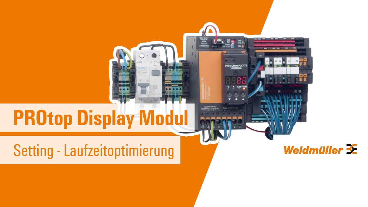PROtop Stromversorgungen mit Displaymodul - Easy Betriebsdatenanzeige ...