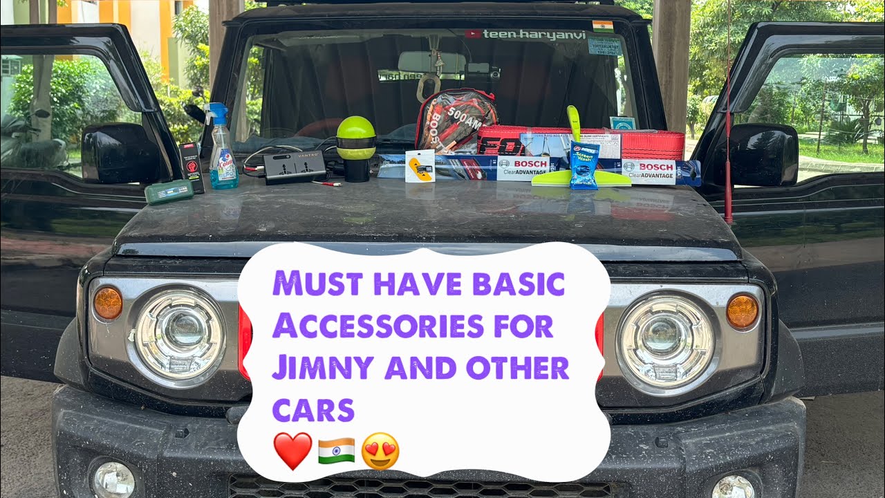 #must have basic accessories for #jimny | can be used in any car in ...
