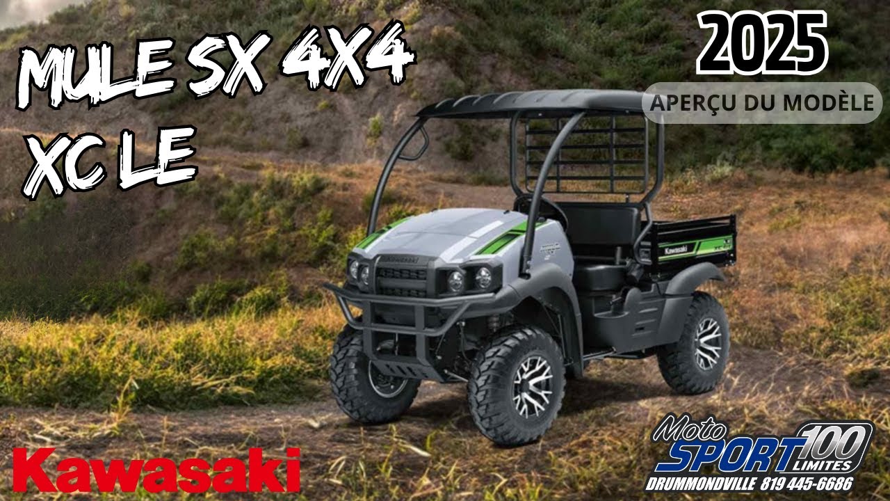 Kawasaki Mule SX 4x4 XC LE 2025 | Walkaround - YouTube