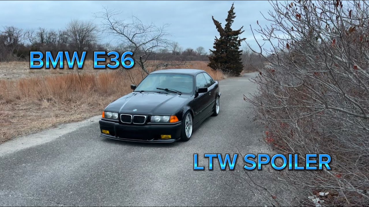 BMW E36 Project: LTW spoiler & a side of tickets from trooper… - YouTube