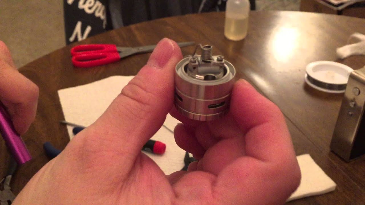 SMOK TFV4 Vertical Coil Build - YouTube