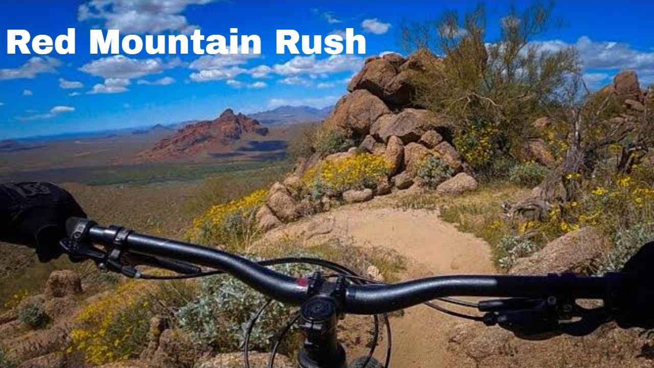 Downhill Flow in Phoenix? Riding Red Mountain Rush - YouTube