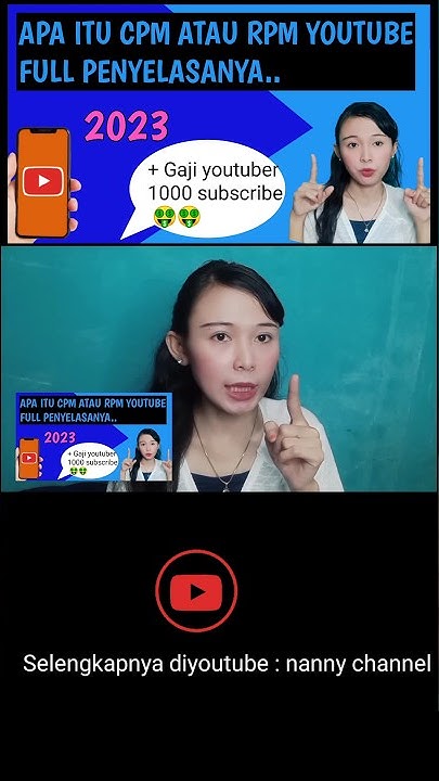 Apa itu cpm dan rpm youtube 2023 - YouTube