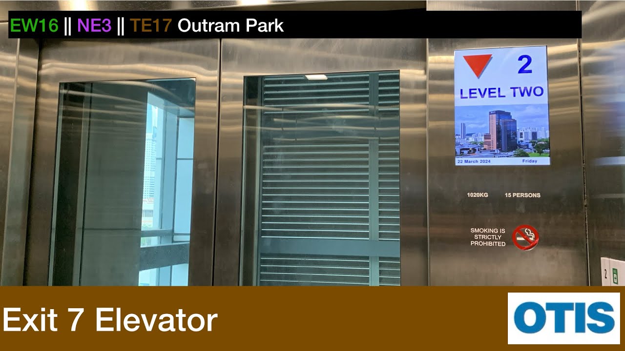 Outram Park MRT Station || Otis Elevator (Exit 7) - YouTube