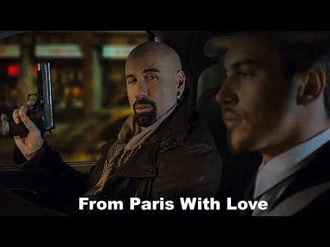 From Paris With Love: Charlie Wax and his favorite pistol SIG-Sauer X5 LW, hidden in energy cans