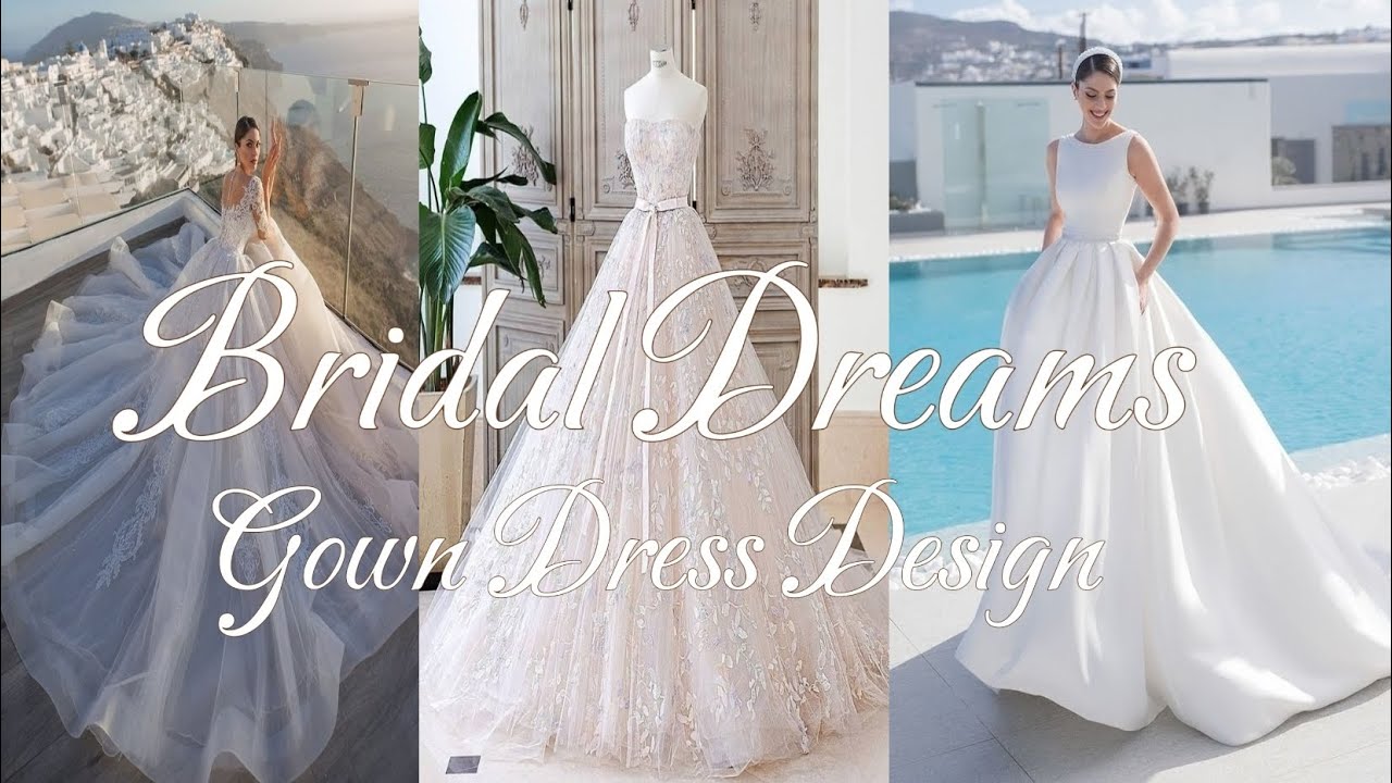 New White wedding and Partyware Gowns Dress Designs Bridal Dream Look ...