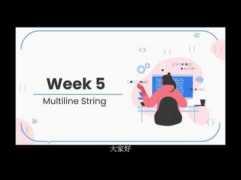 Week 5 Multiline String - YouTube