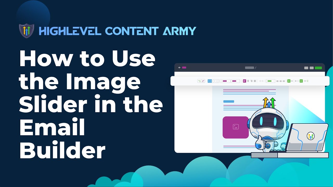 How to Use the Image Slider in the Email Builder - YouTube