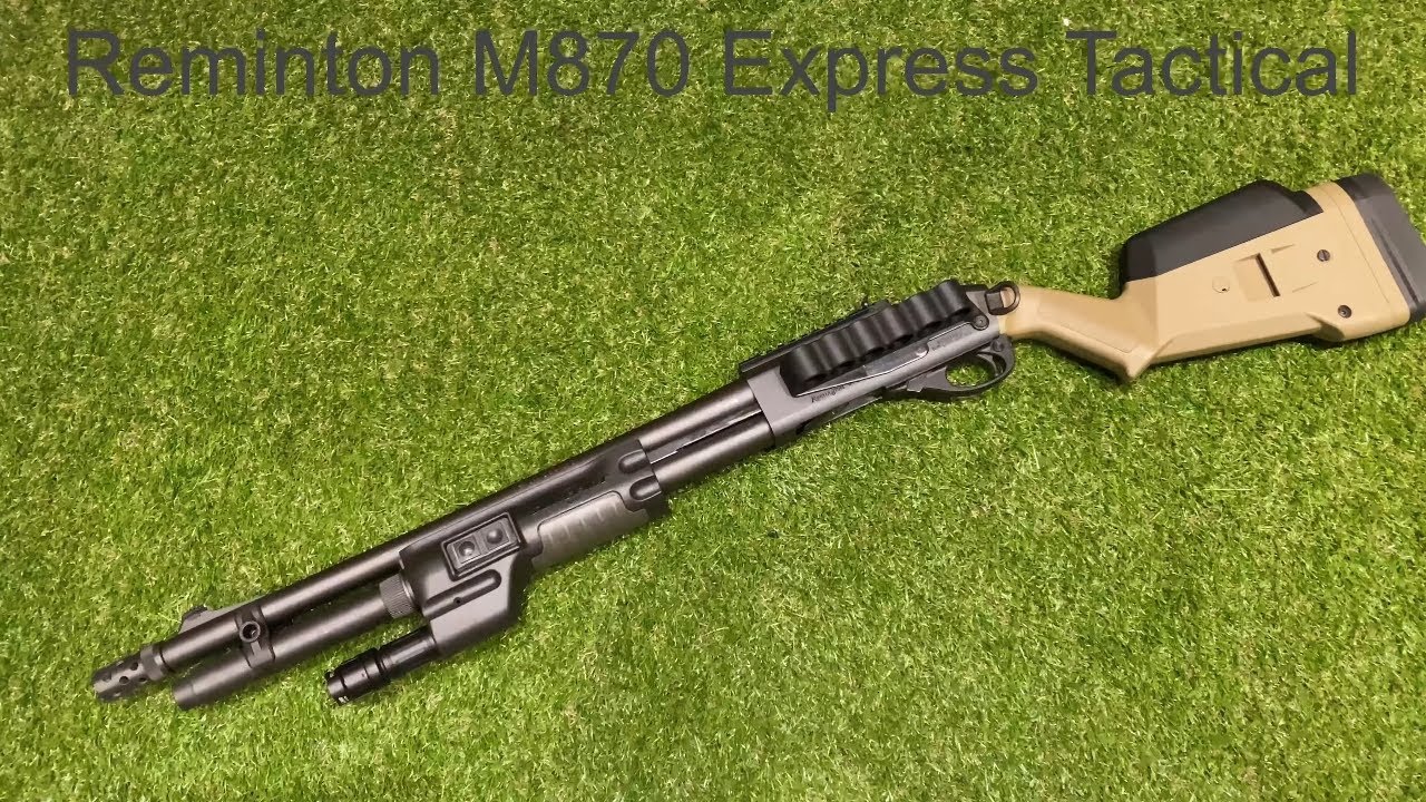 Remington M870 Express Tactical ปืนลูกซอง Pump Action ไม่มียิงให้ดูปิด ...