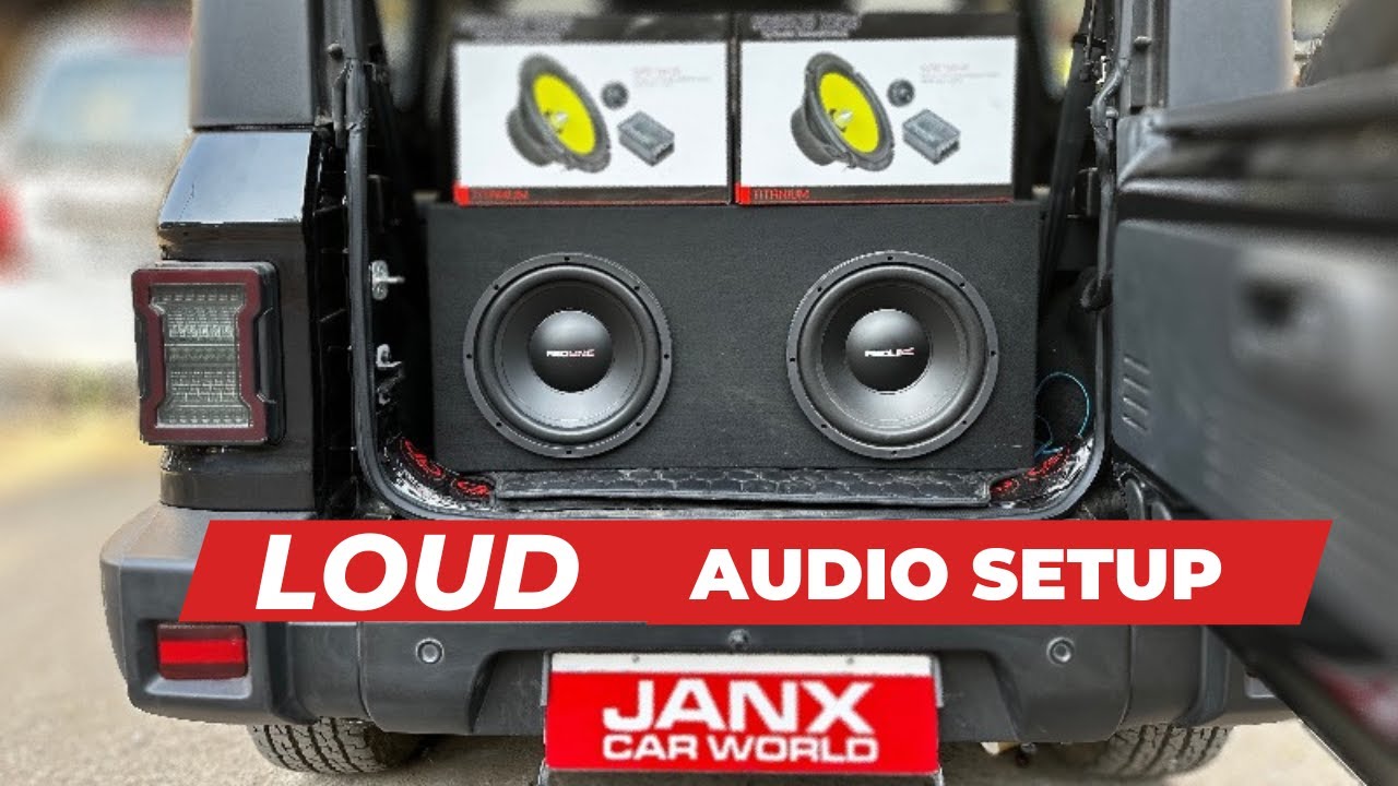 MAHINDRA THAR AUDIO SETUP - YouTube