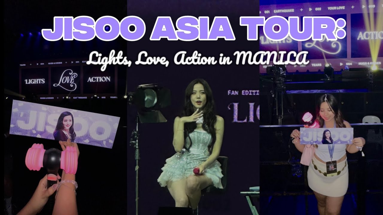 Concert Vlog | JISOO ASIA TOUR: Lights, Love, Action in Manila 2025 ...