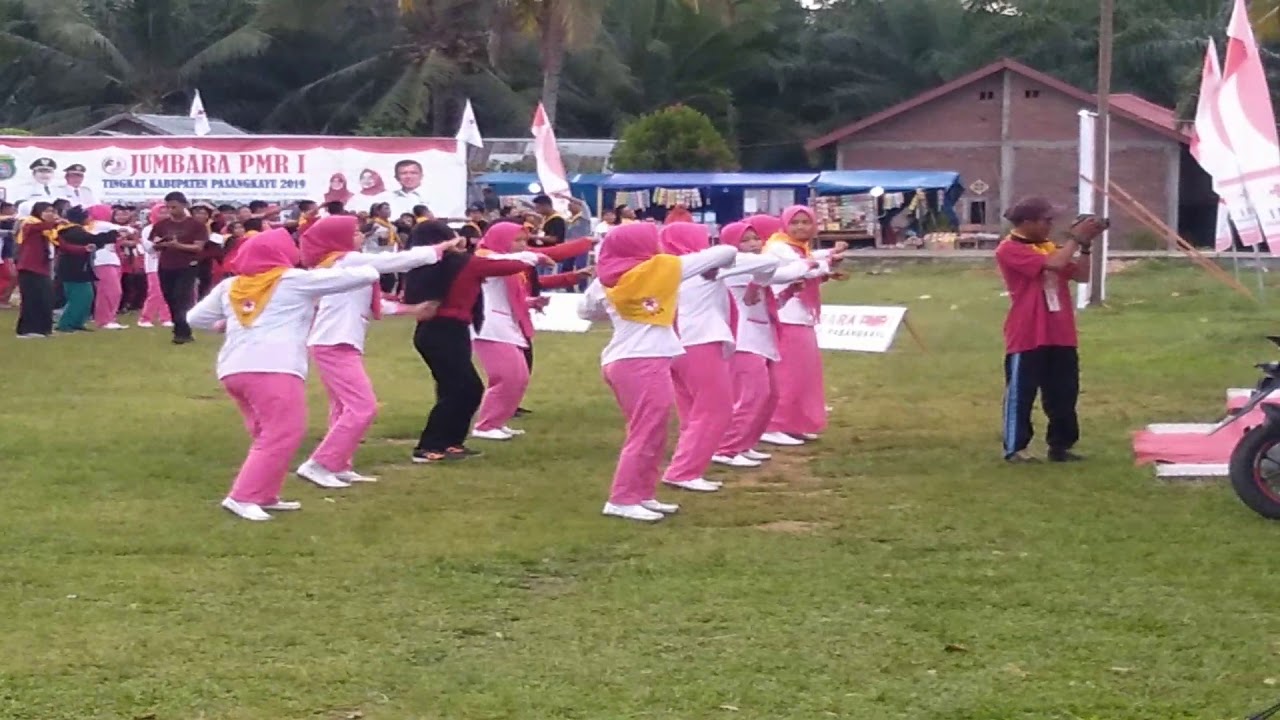 Senam masal PMR tingkat kabupaten pasangkayu - YouTube