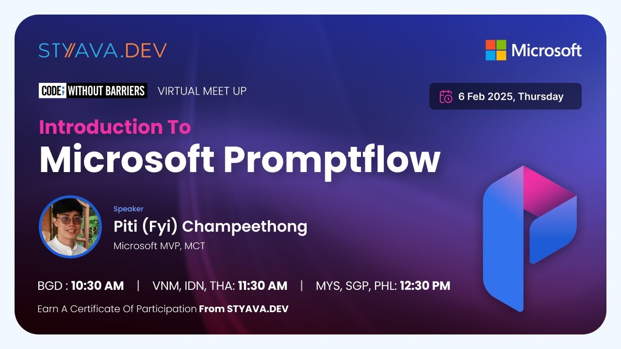 Introduction to Microsoft promptflow - YouTube