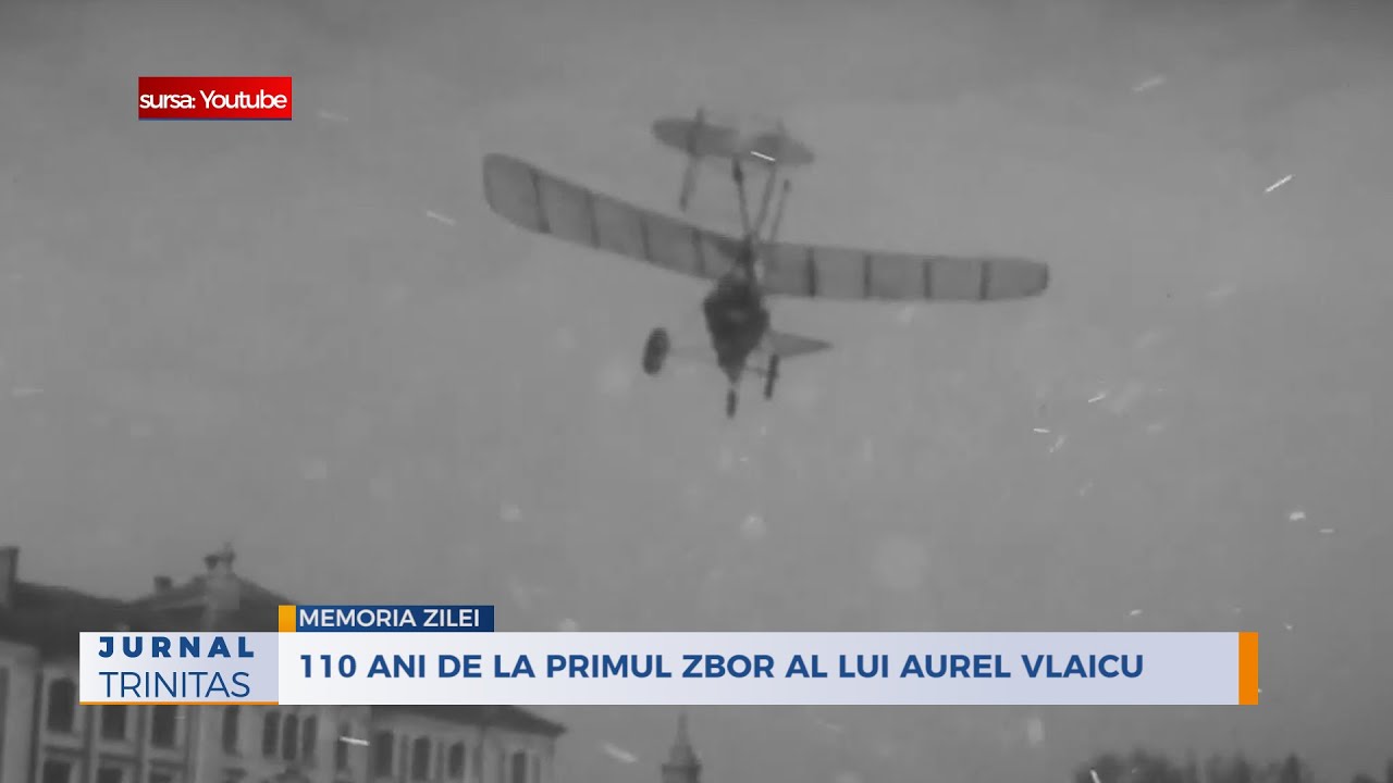 110 ani de la primul zbor al lui Aurel Vlaicu - YouTube