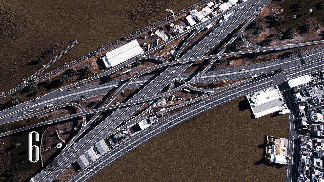 5 Stack Highway Interchange - Cities Skylines: Keltia [EP 6] - YouTube
