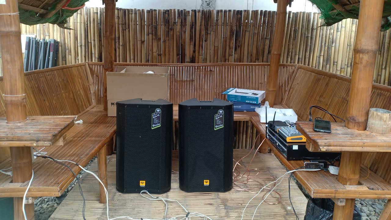 PANG RESTOBAR SOUND SYSTEM SET-UP| KEVLER ZLX-15 | GX5000 | SMX6BT ...