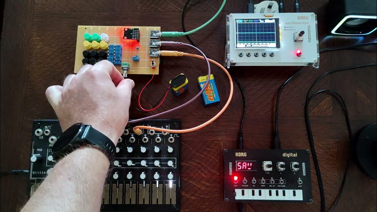 Additive synth sound design (using the attiny85 based additive synth) - YouTube