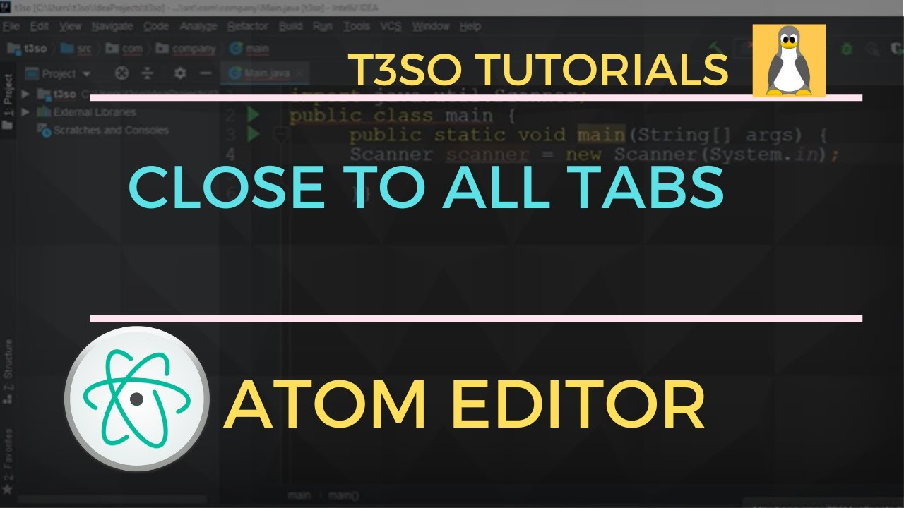 How To Close To All Tabs In Atom Editor YouTube How To Close To All Tabs In Atom Editor YouTube