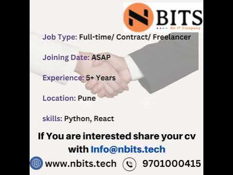 Full stack Developer | It Jobs | NBITS | Hiring - YouTube